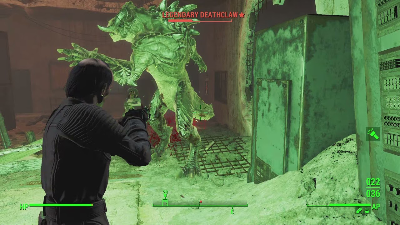 How to kill Deathclaws in Fallout 4 - YouTube