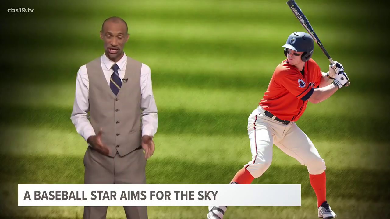 UT Tyler Baseball Player excels on the field and in the classroom - YouTube