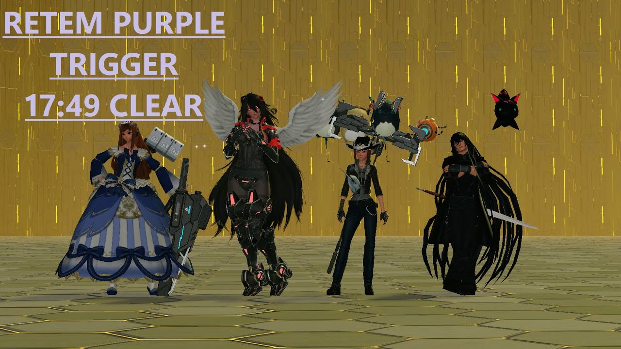 PSO2 NGS : Battledia - Retem Devastator S rank (Retem Purple Trigger 17 ...