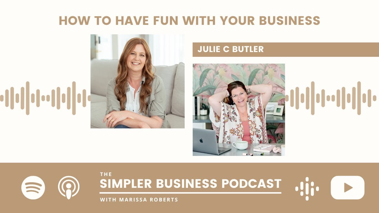How to have fun with your business with Julie C Butler - YouTube