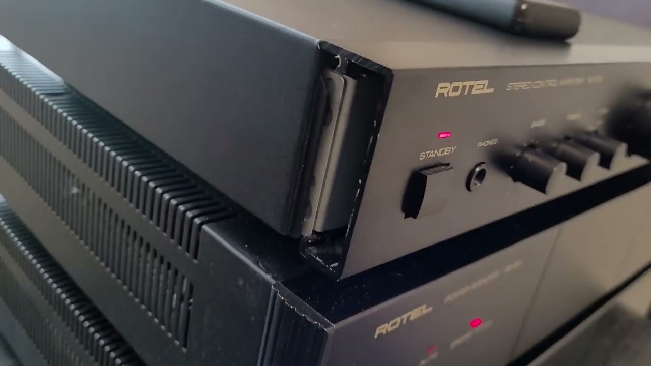 Rotel amps and preamp - YouTube