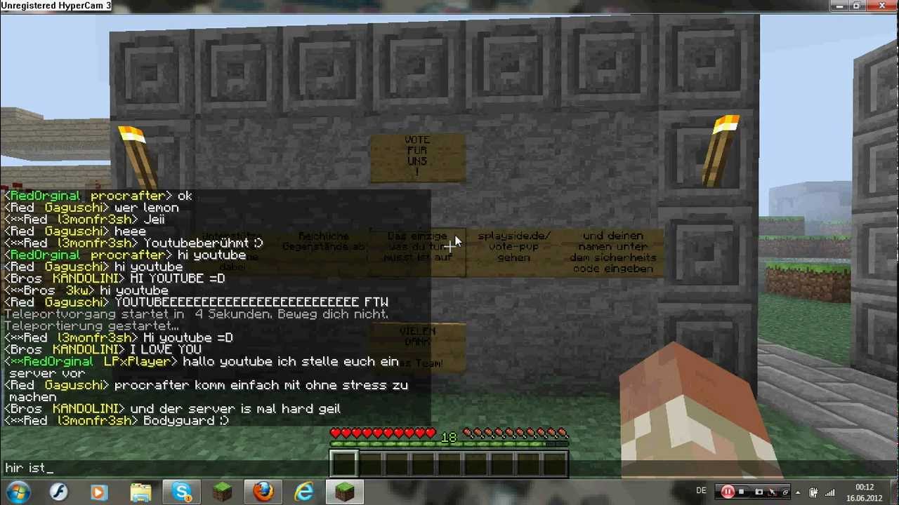 Minecraft Clan Server Vorstellung - YouTube
