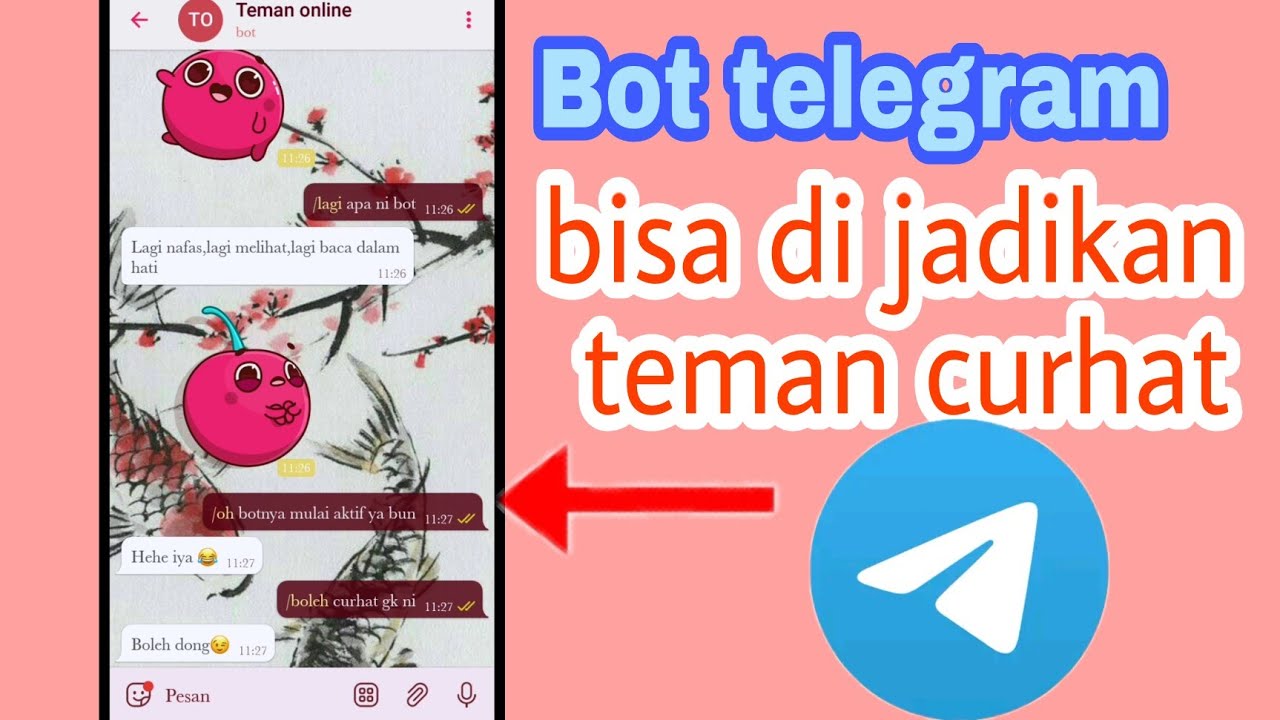Cara buat bot telegram balas otomatis - YouTube