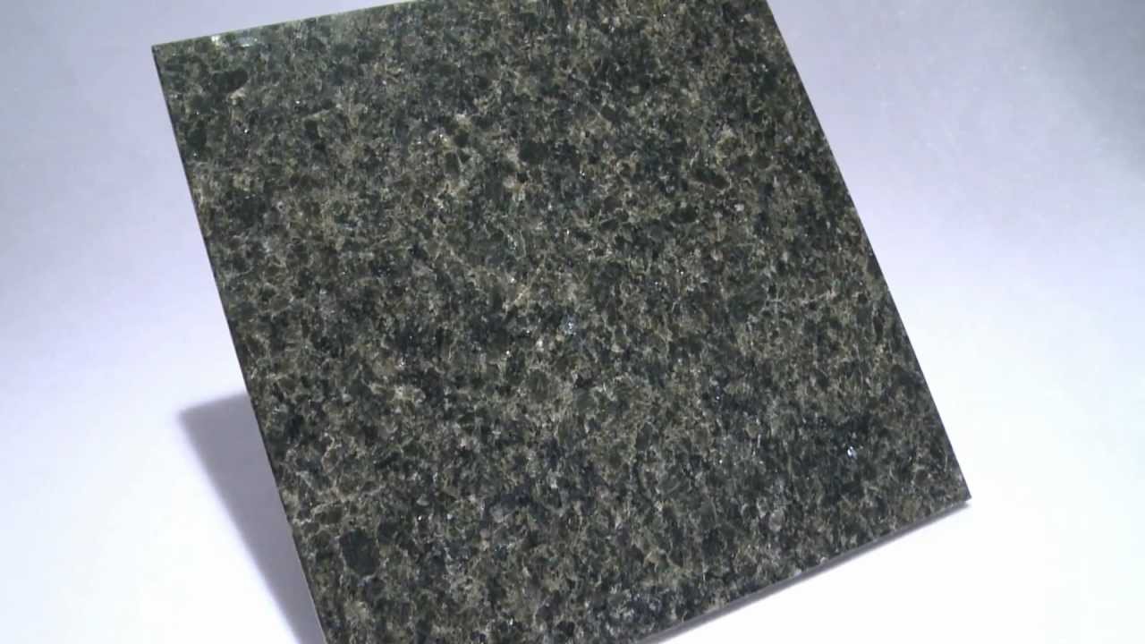 Polycor's Boreal Green Granite - Polished Finish - YouTube