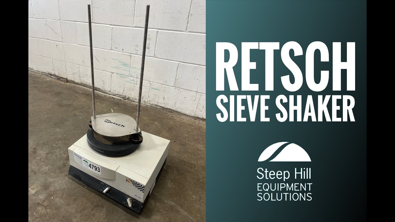 RETSCH AS 200 Basic Sieve Shaker (4793) - YouTube
