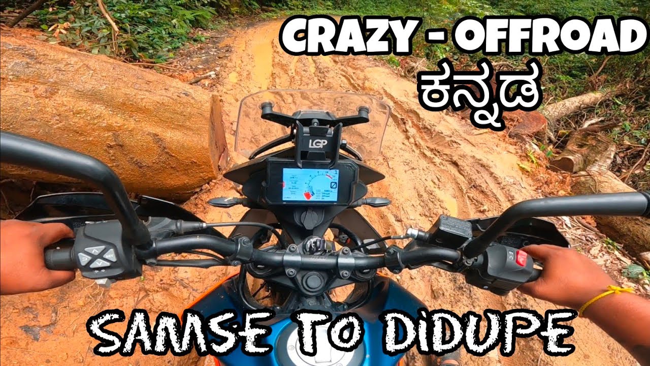 SAMSE TO DIDUPE deadly OFFROAD EXPERIENCE IN KTM 390 ADVENTURE | forest ...