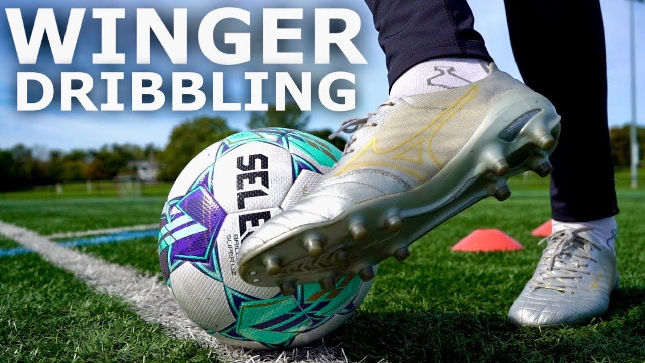 5 Essential Dribbling Drills | Winger Dribbling Training Session - YouTube