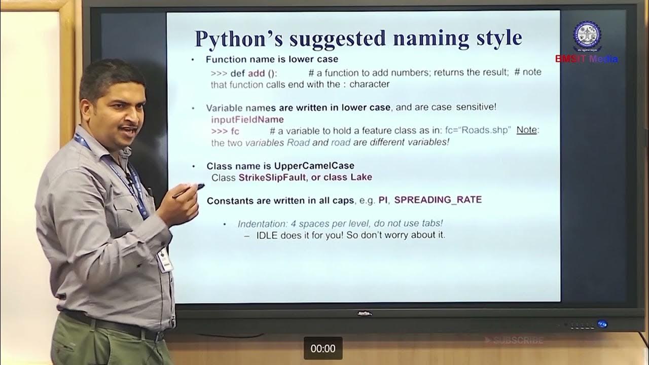 CSE P JAGADISH 5th Sem PYTHON 01 - YouTube