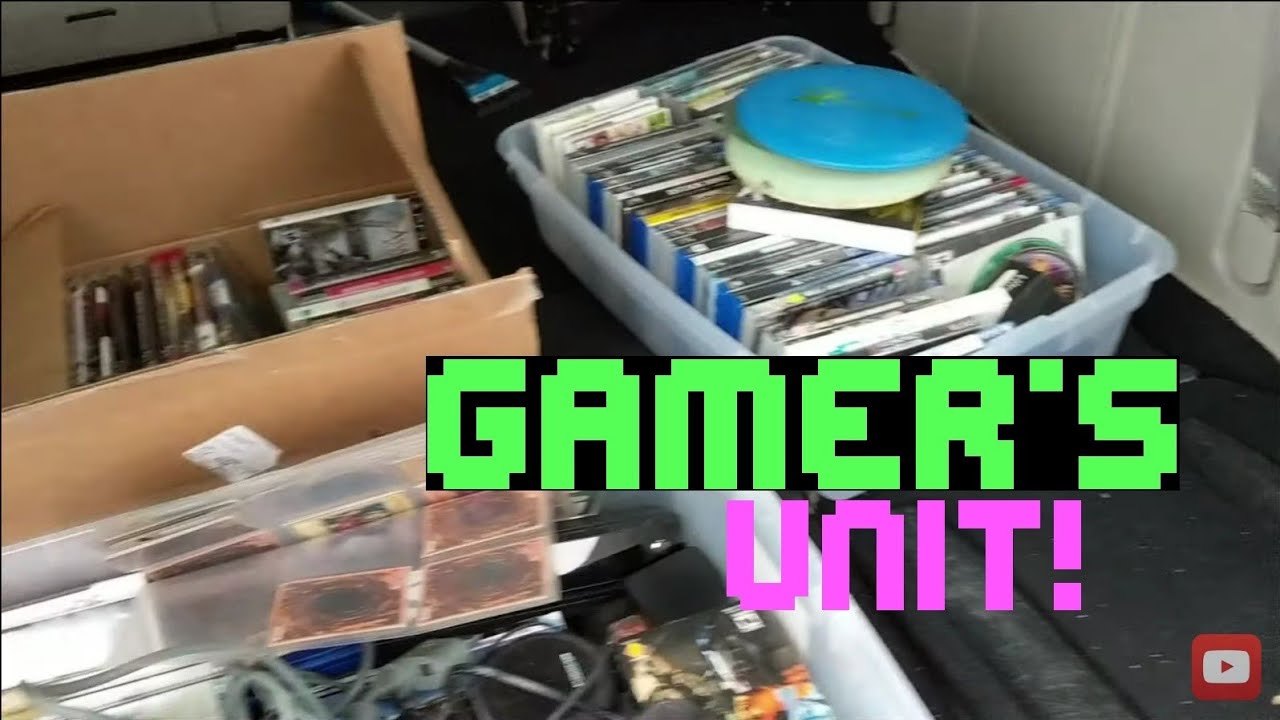 STORAGE UNIT OF A GAMER! - YouTube