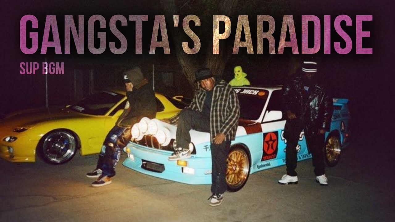 GANGSTA'S PARADISE - coolio ( ft. LV ) Trap Beats || Sup BGM - YouTube