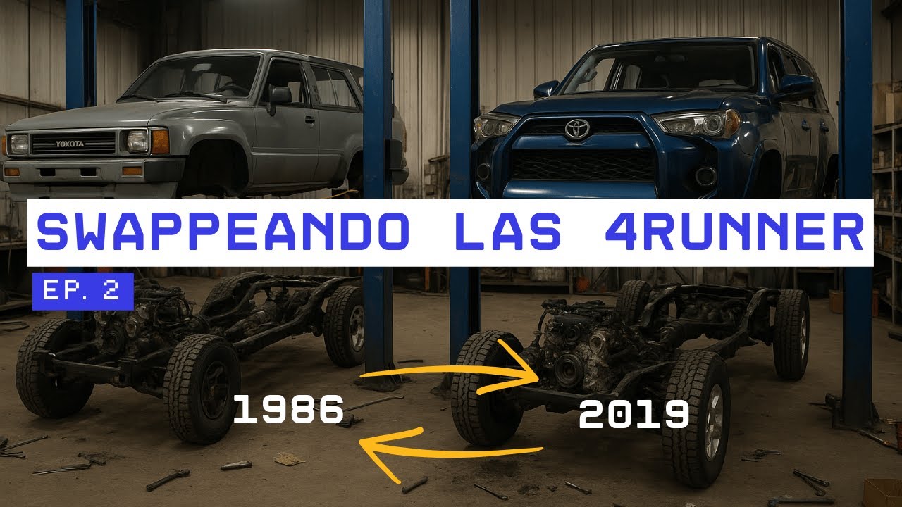 Cortamos, soldamos y desarmamos TODO! — 4Runner Body Swap EP2 - YouTube
