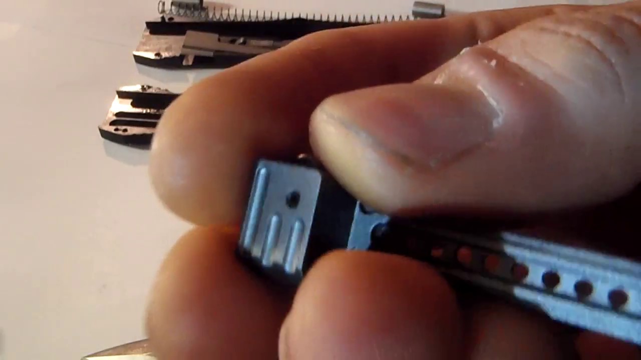 Microtech Nemesis Clone Disassembled - YouTube