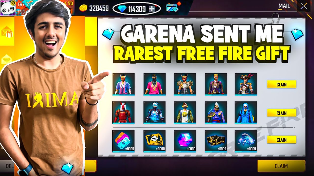 Garena Sent Me Exciting Free Fire Gifts 🎁 | Ronish Got Amazed😱 - Garena ...