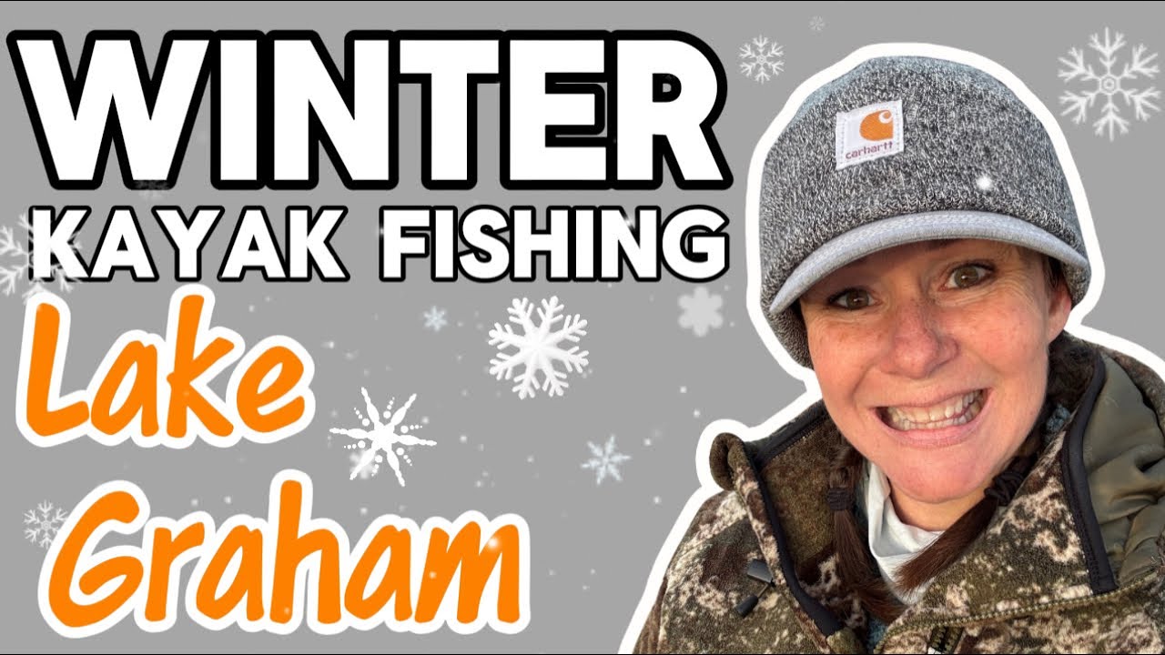 Winter Kayak Fishing: Lake Graham - YouTube