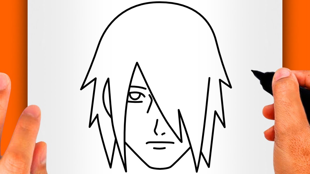 HOW TO DRAW SASUKE (EASY SASUKE DRAWING) - YouTube