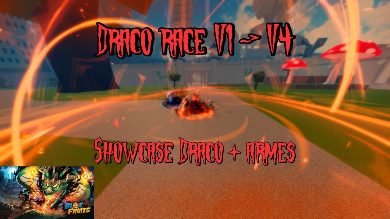 Blox fruit - Guide complet pour obtenir la race Draco V1 V2 V3 V4 ...