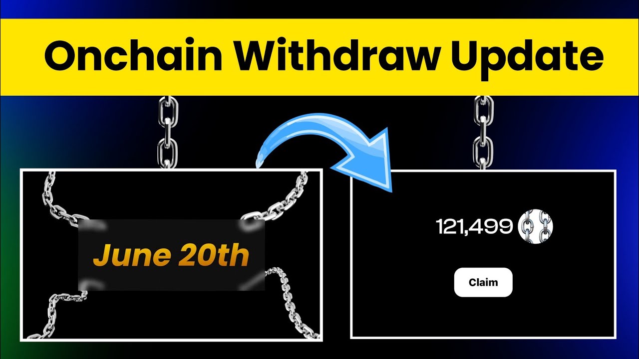 OnChain Withdraw Update | OnChain Claim Update | OnChain New Update ...