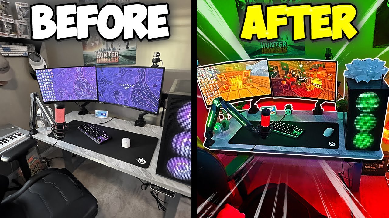I Transformed My $5000 Dollar Gaming Setup for Christmas!🎄 - YouTube