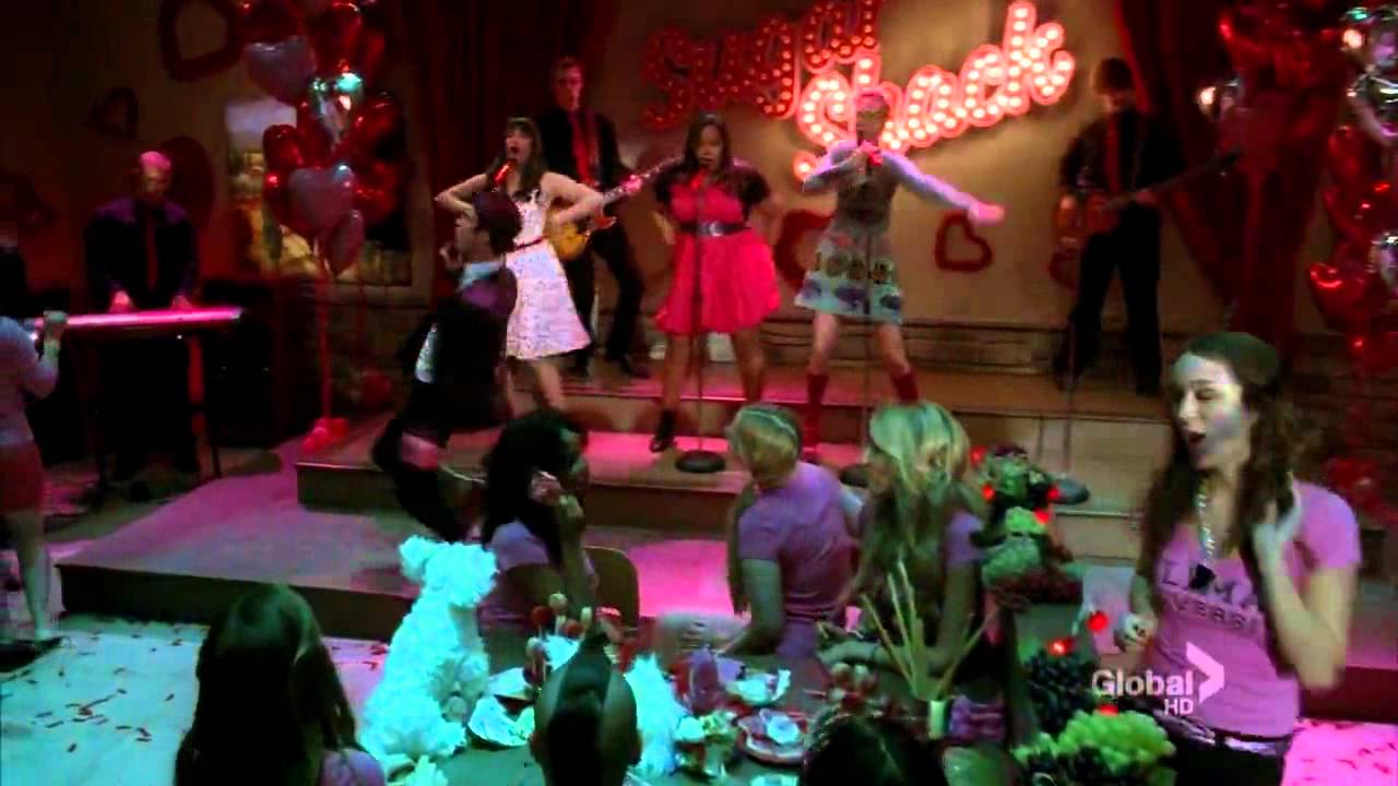 Glee Cast Love Shack 3x13 720 - YouTube