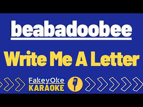 beabadoobee - Write Me A Letter [Karaoke]