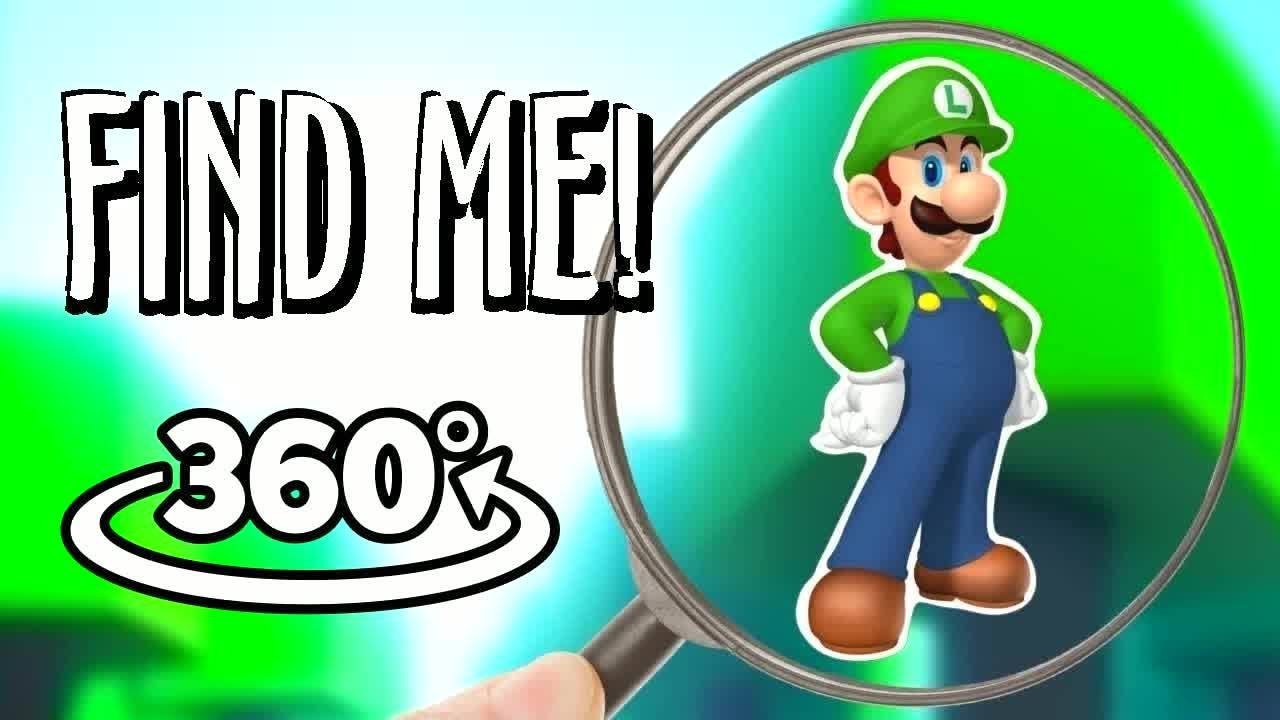 Can you Find Luigi? | Super Mario Bros. 360° VR 4K Video - YouTube