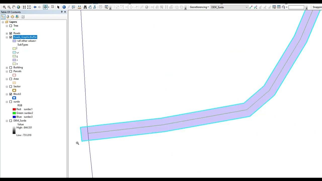 Graphic Buffer Tool Arcgis Youtube