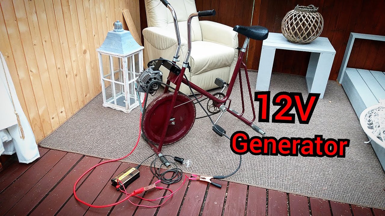 Home emergency power supply. Converter and generator 12V powered by a ...