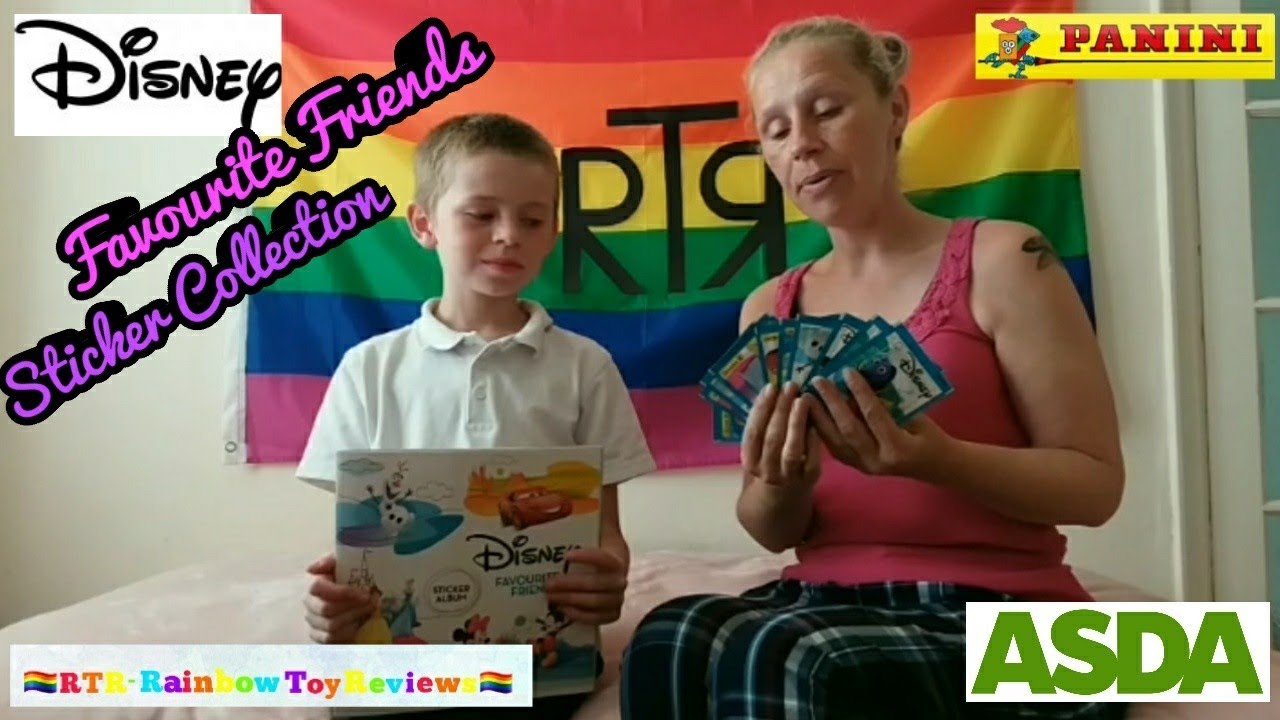 Disney Favourite Friends - Stickers Collection - Panini - Asda - YouTube
