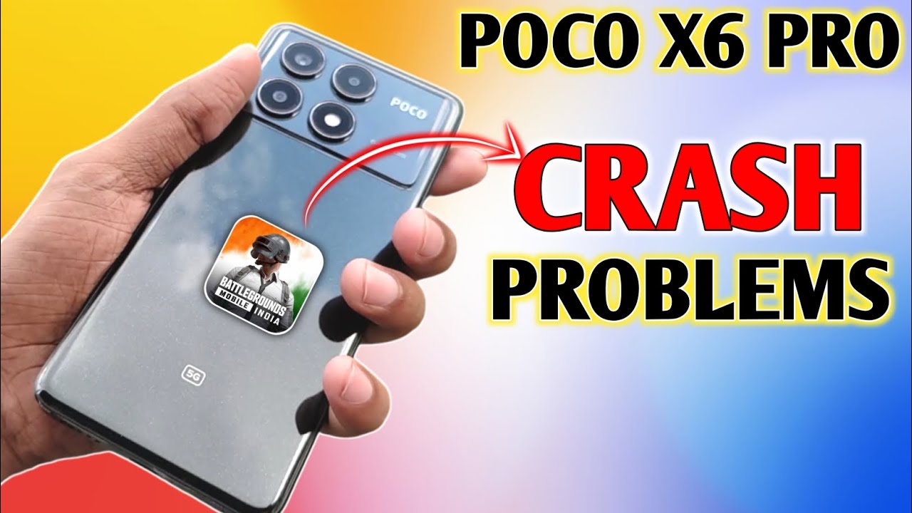 POCO X6 PRO CRASH PROBLEMS😥 | honest Review | #bgmitest #pocox6pro5g # ...