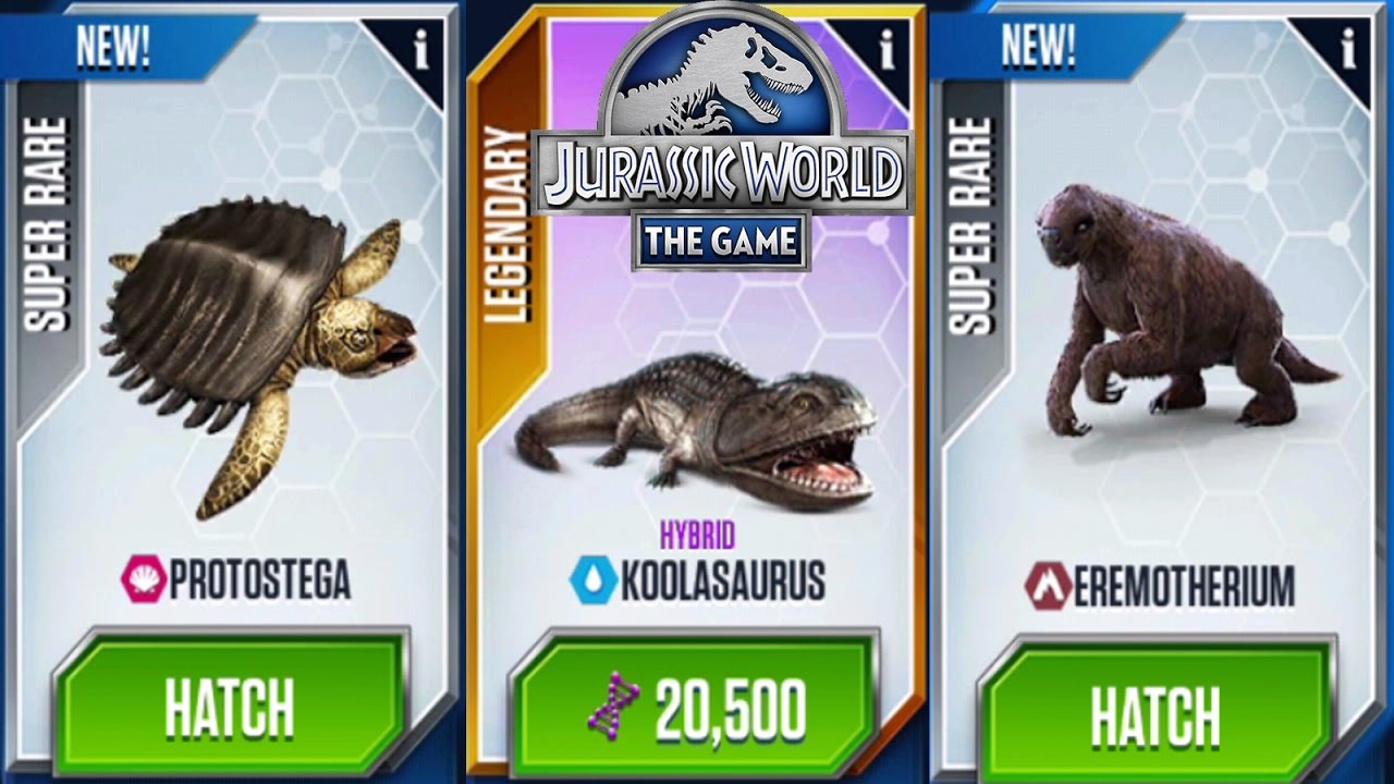 Triple Strike - Protostega, Eremoterium, Koolosaurus - Jurassic World ...
