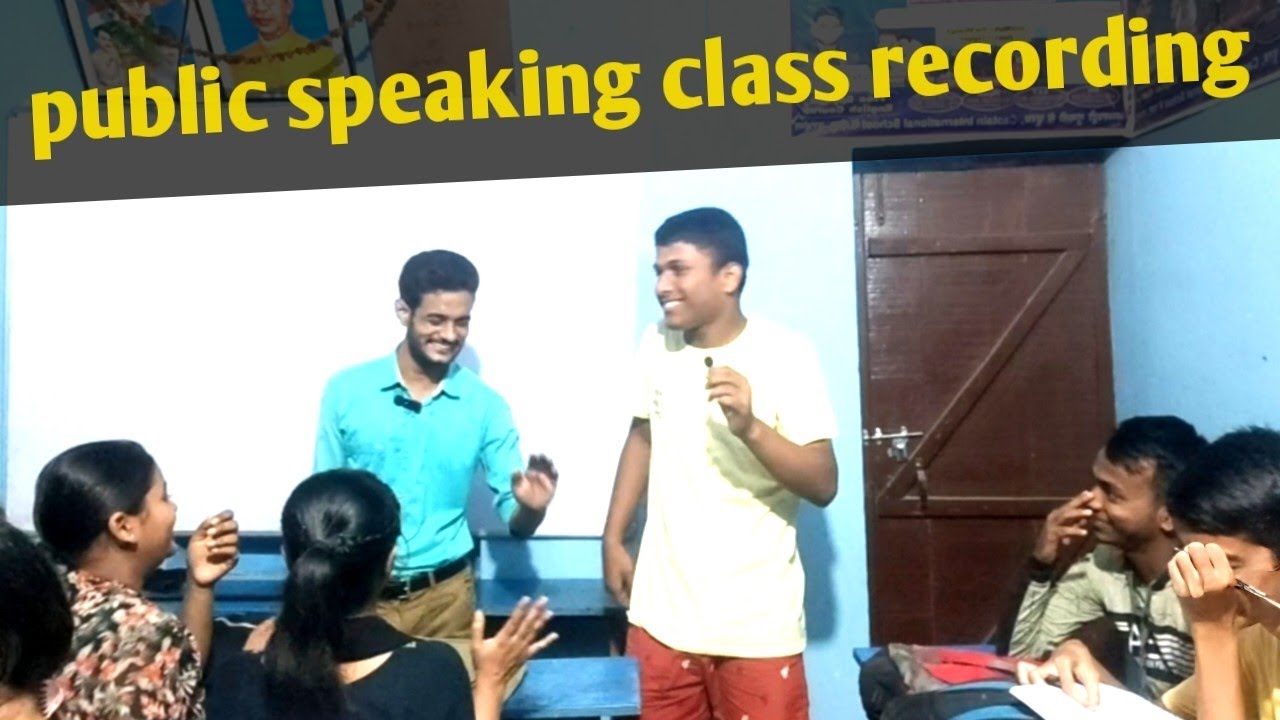 Public speaking training rehearsal | Behind the scene | How to build ...