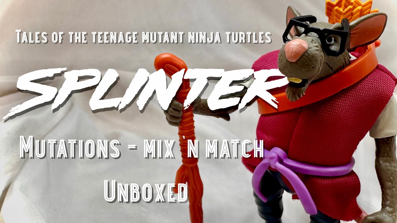 Splinter | Mutations Mix ‘N Match TMNT Playmates Action Figure ...