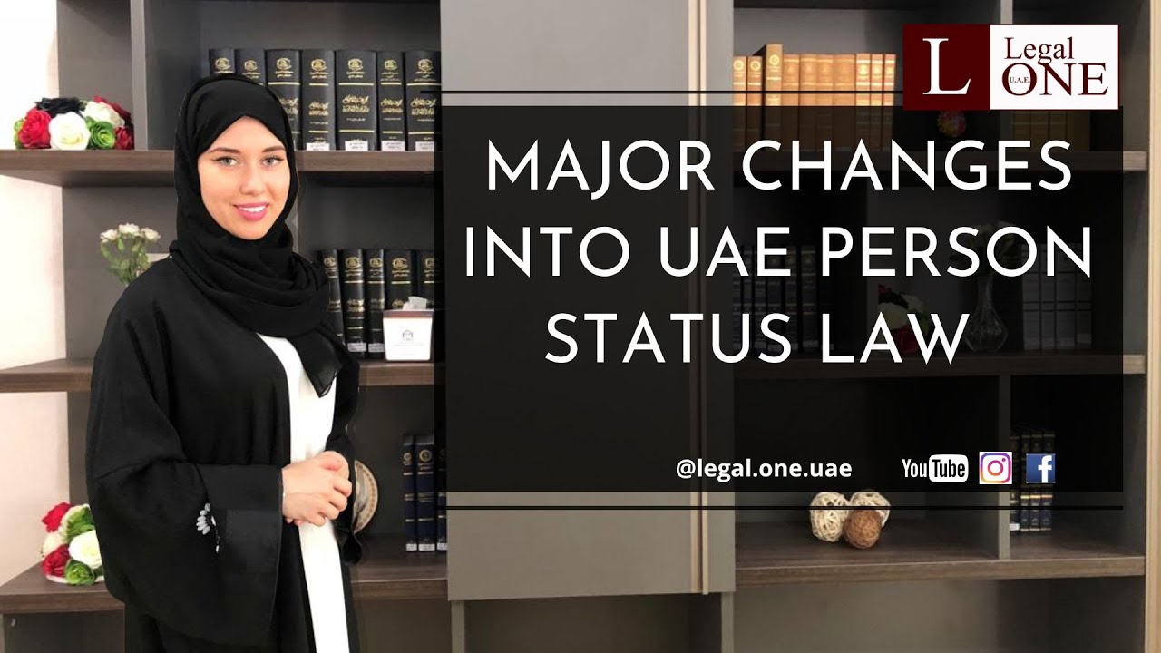 Major changes into Personal Status law UAE - YouTube
