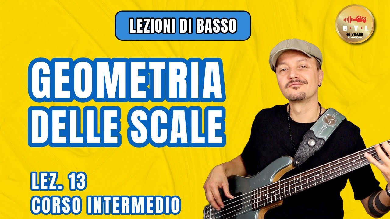 Lezioni di Basso #13 Corso Intermedio - La geometria delle scale - YouTube