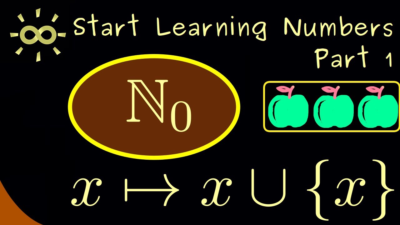 Start Learning Numbers 1 | Natural Numbers (in Set Theory) [dark ...