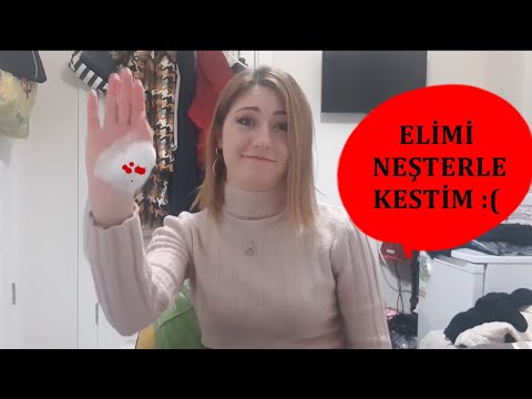 ELİMİ NEŞTER İLE KESTİM 😢🤦‍♀️