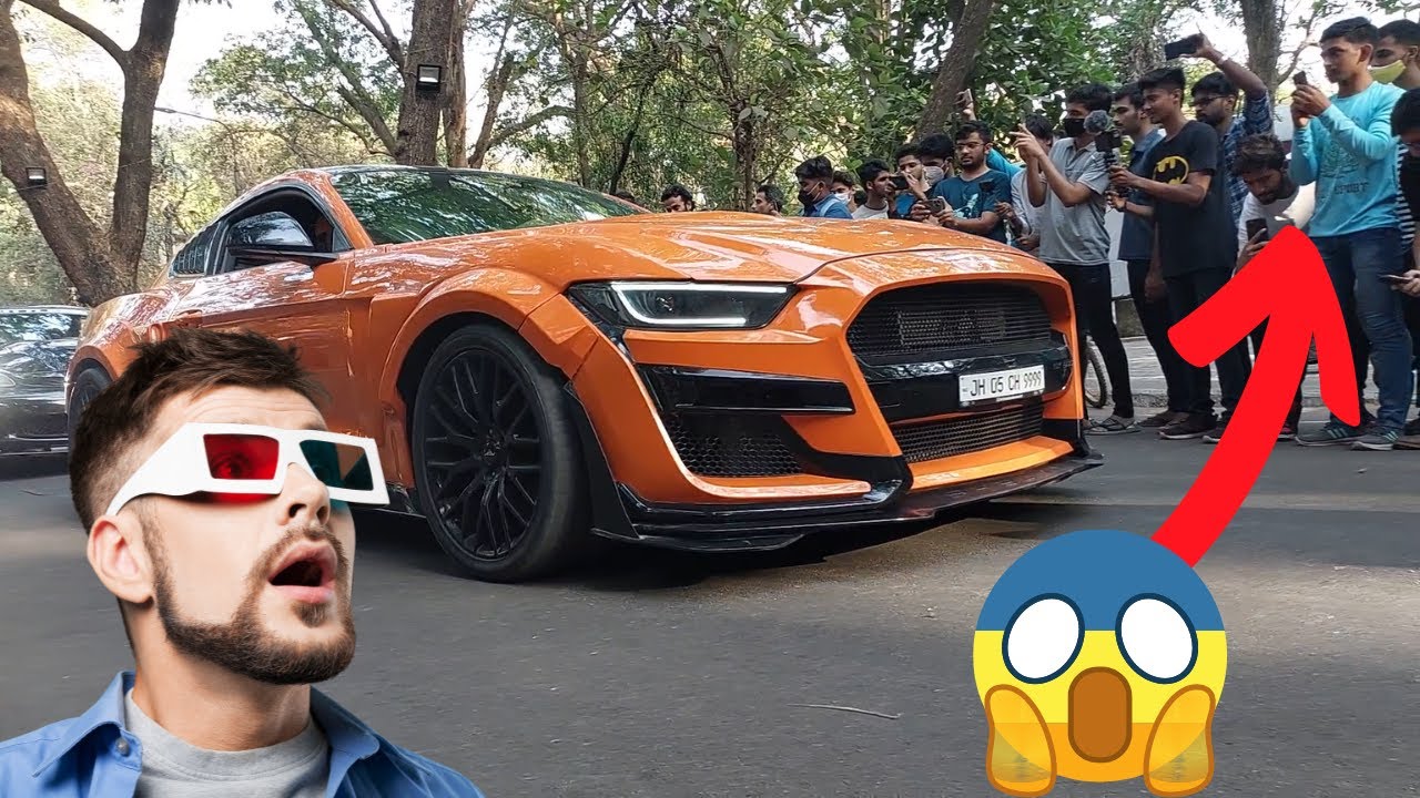 Xtreme SuperCars at IIT Bombay🥵🥵 crazy students rxn || Insane Firing ...