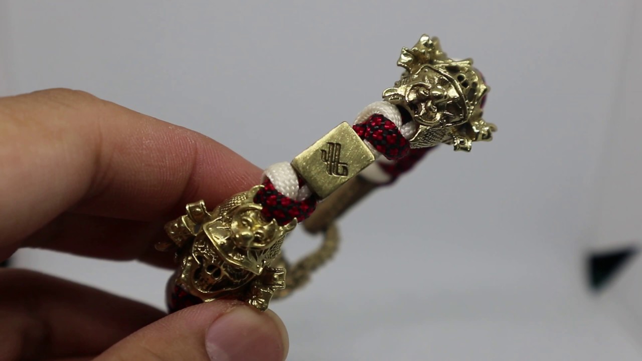 2 Headed Cursed Shogun with Signature Bead Premium Paracord Bracelet ...
