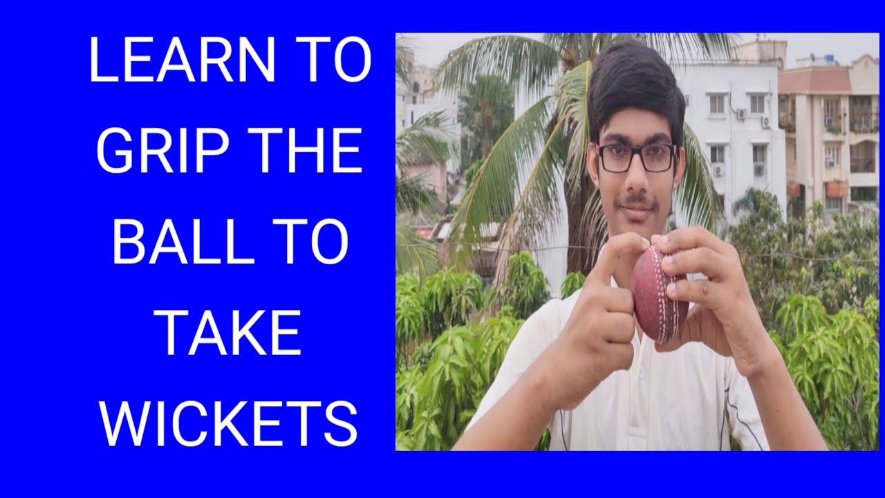 How to grip a cricket ball for fast bowlers!! How to bowl faster in ...