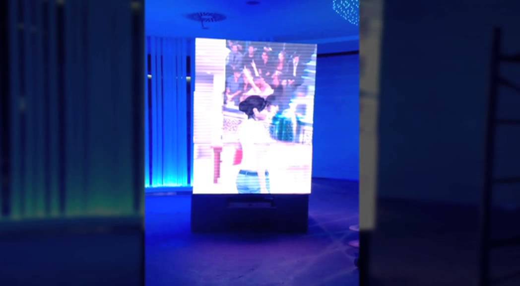 Linso LED - Rotating Cube Display - YouTube