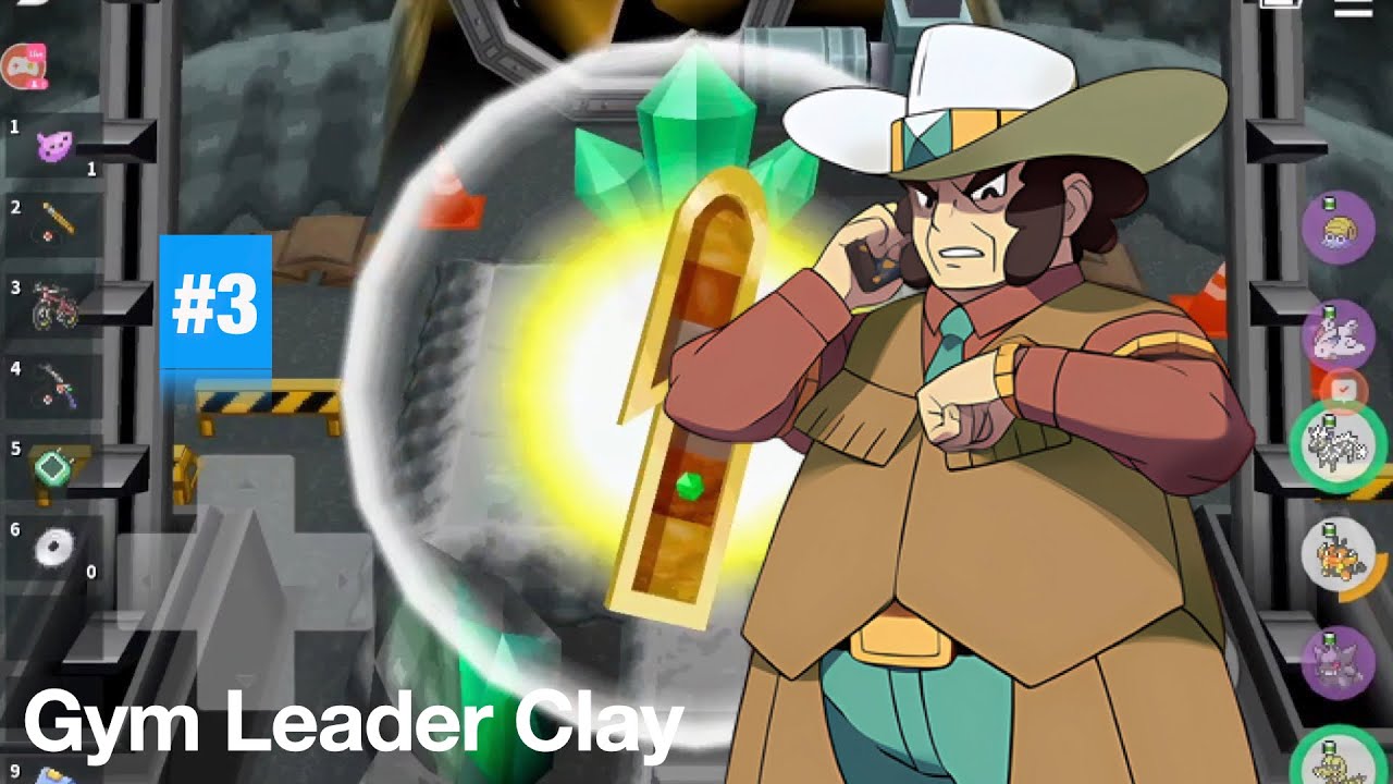 PokeMMO - Unova Walkthrough 3 Gym Leader Clay - YouTube