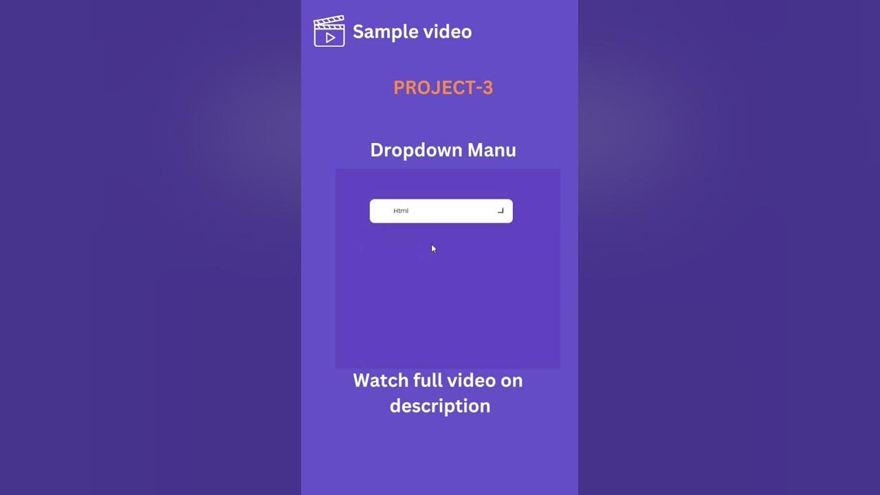Creating A Custom Select Menu Dropdown With Html Css And Vanilla Javascript Youtube