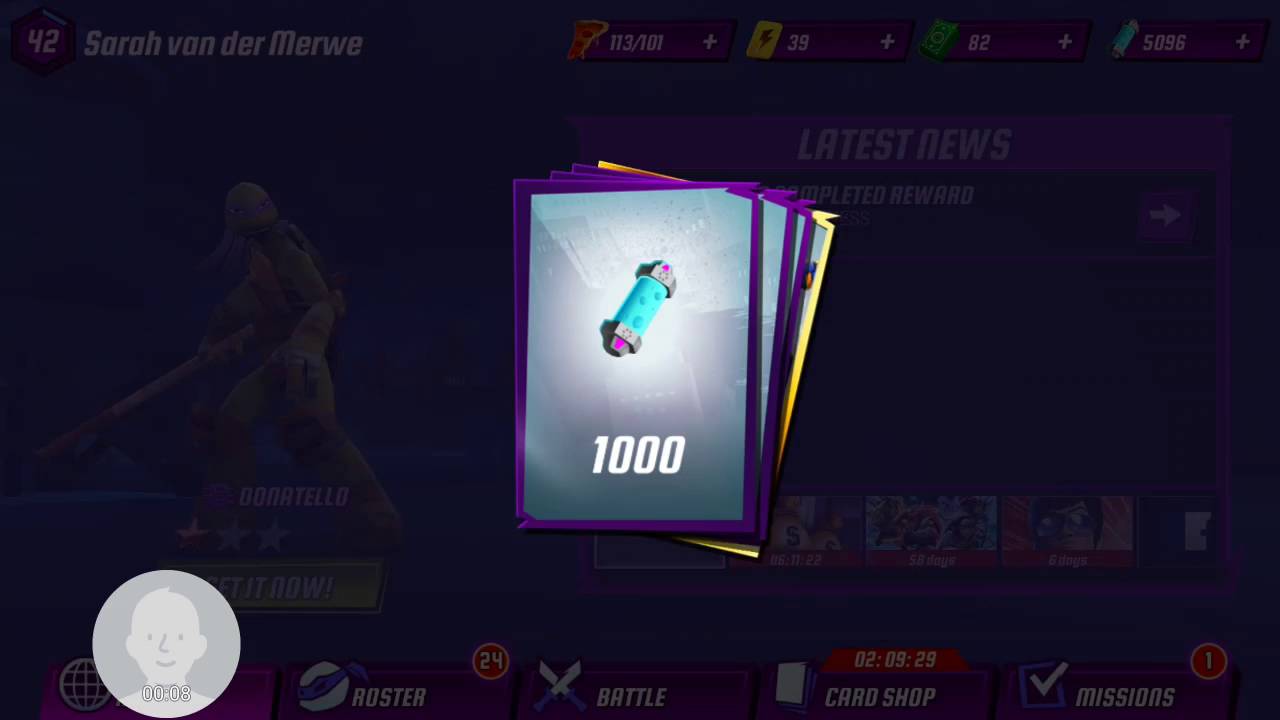 Tmnt legends android epic reward pack 1 - YouTube