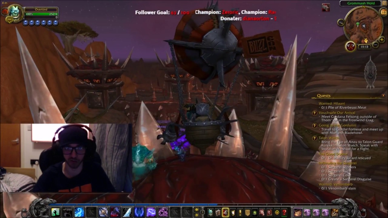 Blizzcon 2017 Mount (Stormwind Skychaser & Orgrimmar Interceptor) - YouTube