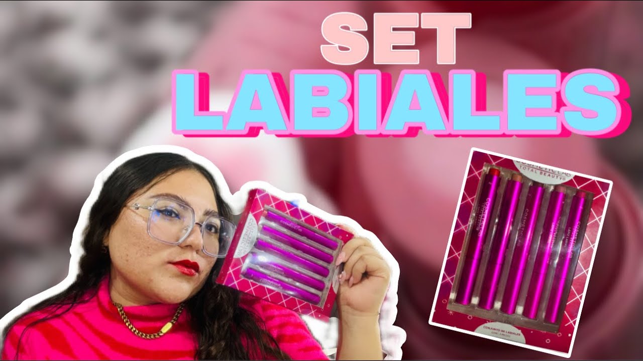 SET DE LOS LABIALES DE COSMETIC LAB #bodegaaurrera - YouTube