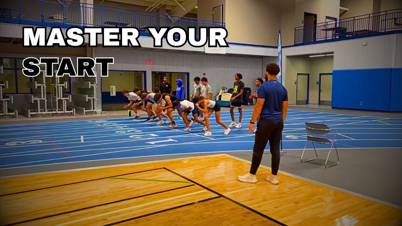 How College Sprinters Train for Speed (Acceleration Workout) - YouTube