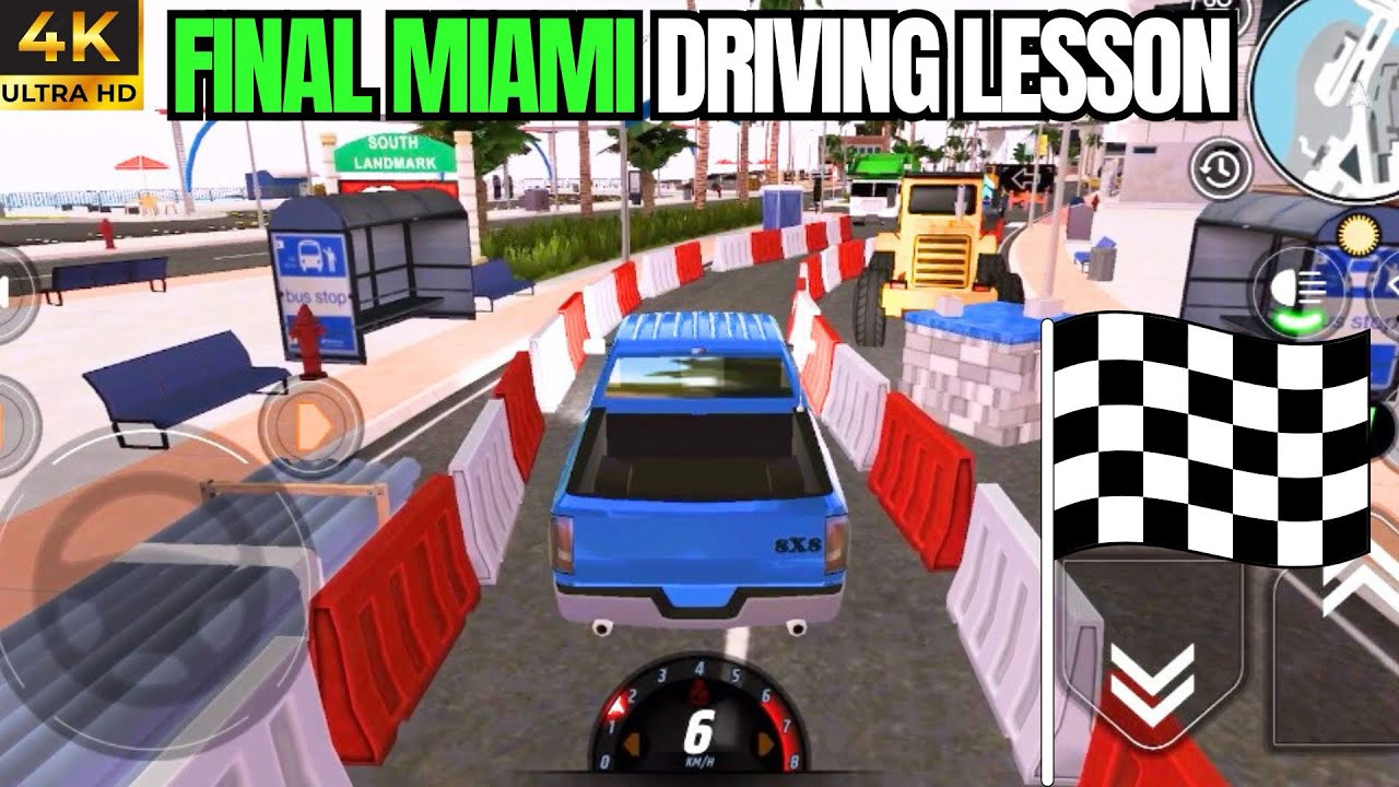 FINAL DRIVING LESSON IN MIAMI 🌴 CAR.SIM DRIVING LESSON 12 | SIMULATOR ...