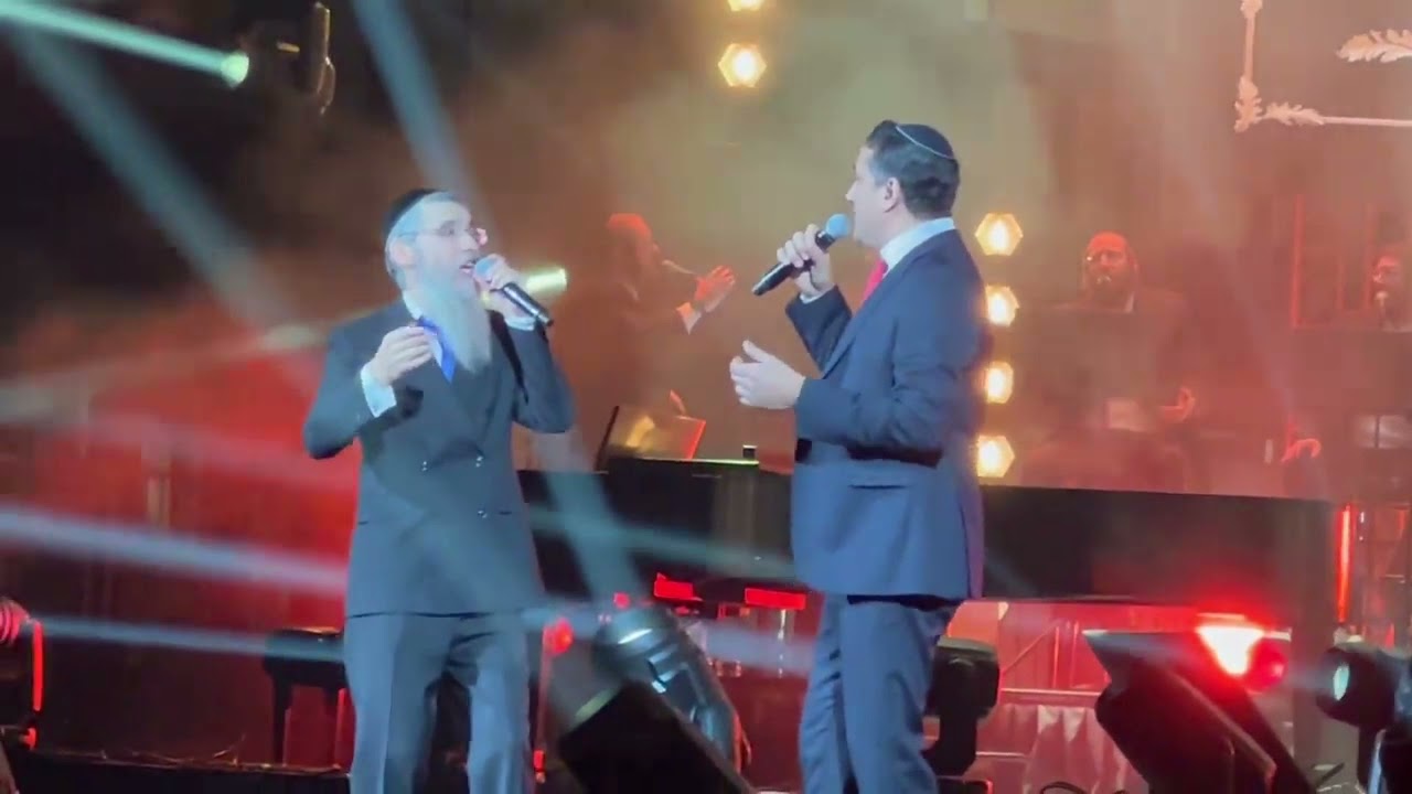 Aba - Avraham Fried and Haim Israel performing together at the HASC ...