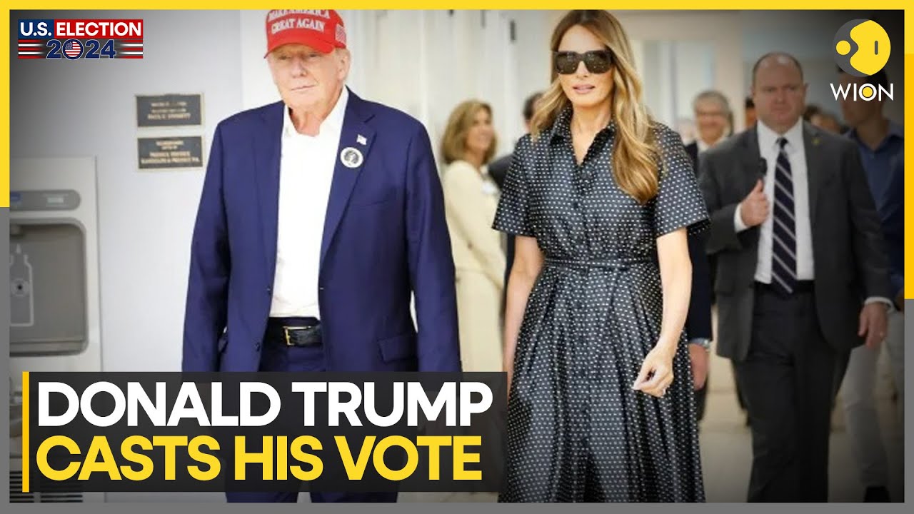 US Elections 2024: Republican Candidate Donald Trump Casts His Vote in ...