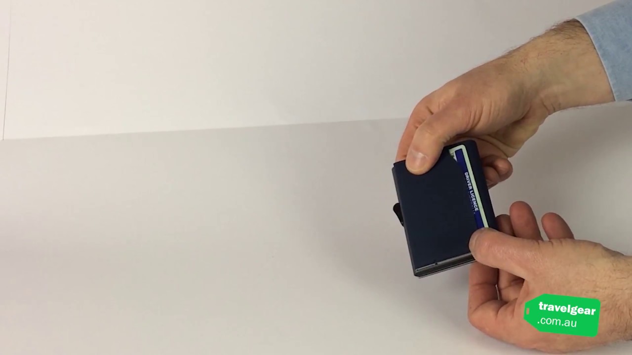 Pacsafe RFIDsafe TEC slider wallet - YouTube